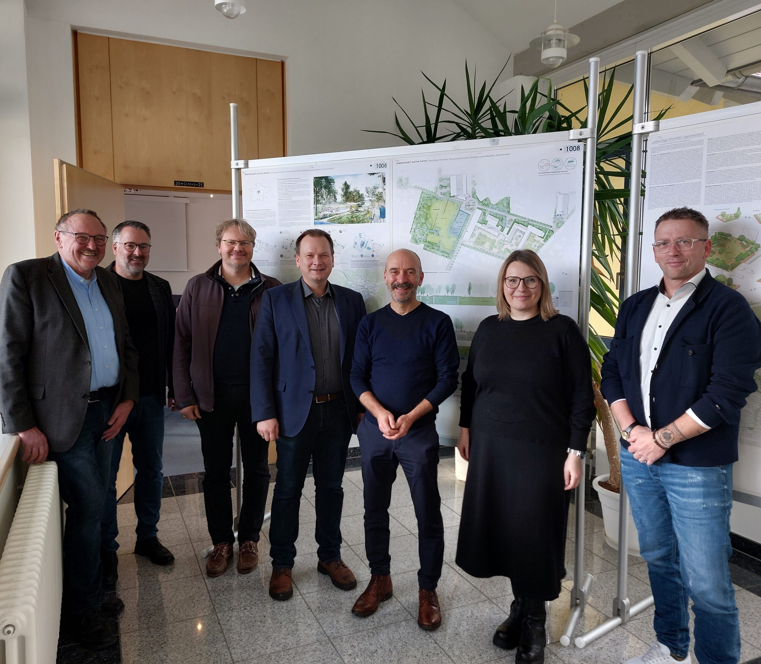 Ausstellung mit den Gewinner-Entwürfen - Speichersdorf